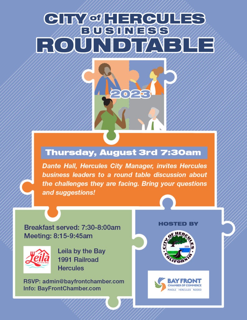 Bay Front Chamber of Commerce: Hercules, Rodeo, Pinole